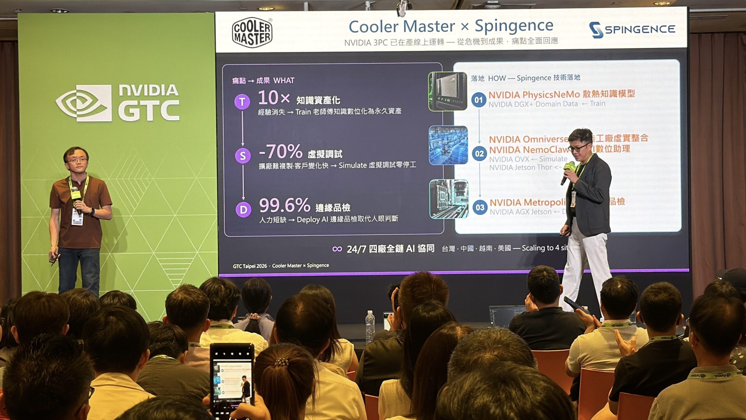 Cooler Master 聯手 Spingence於 NVIDIA GTC Taipei 2026 共同發表全球 AI 製造轉型實績 - 是 ...